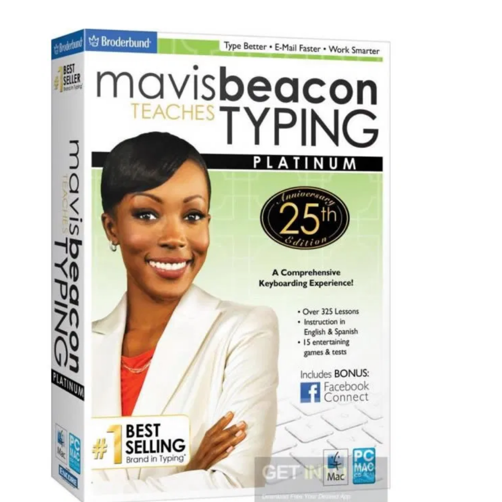 MAVIS BEACON TEACHES TYPING PLATINUM - 25TH EDITION - Blessing Computers