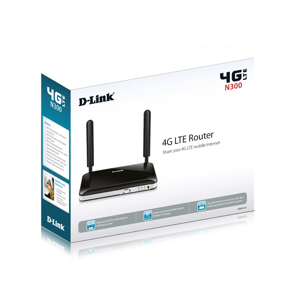D-LINK DWR-921 4G LTE Router - Blessing Computers