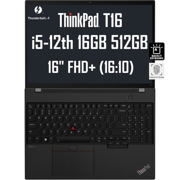 Lenovo ThinkPad T16 G1, 12th gen, Intel core i7, 512gb solid state ...
